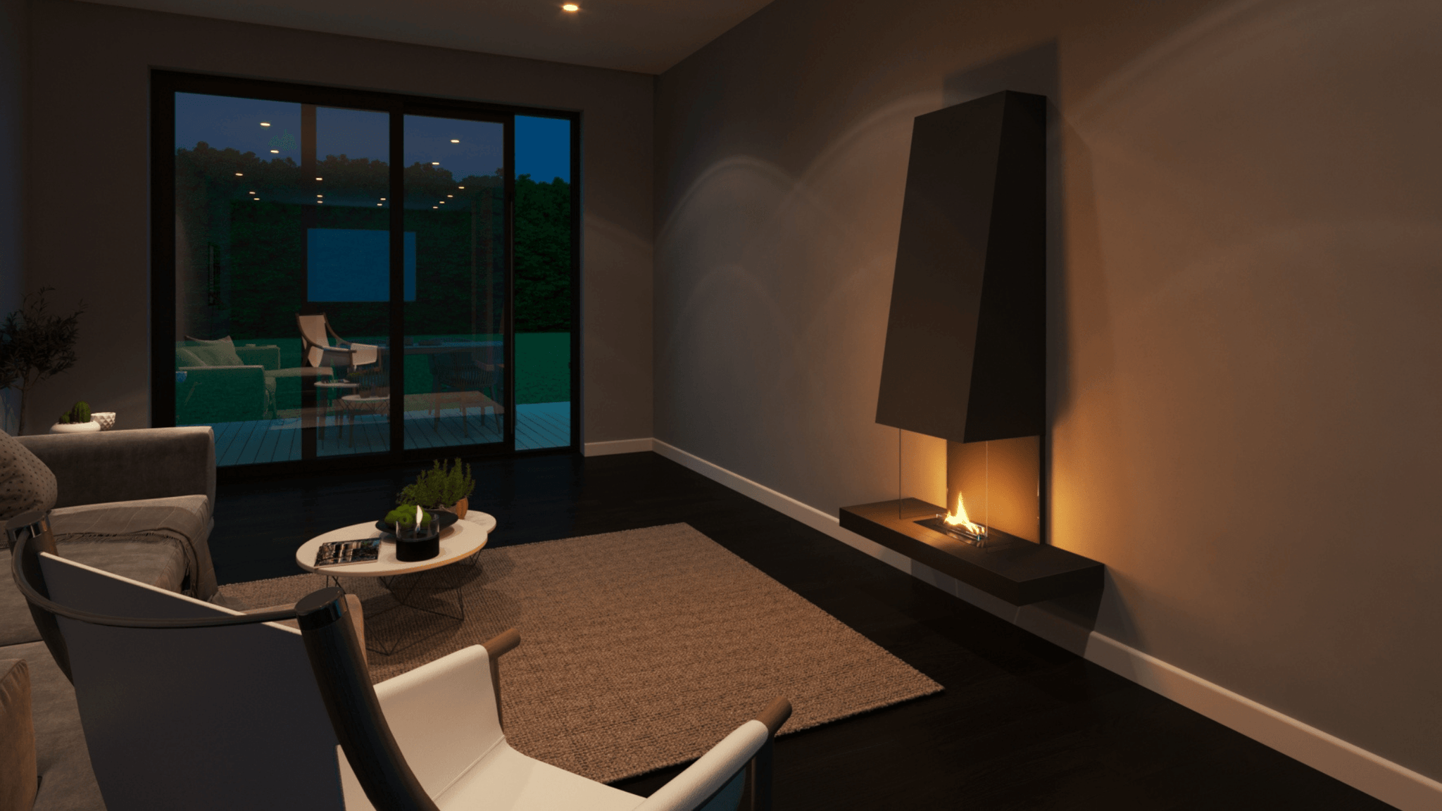 A fireplace or stove without a chimney? It's possible!